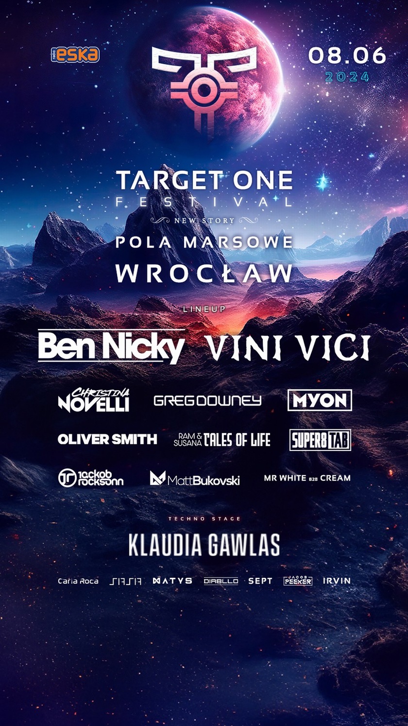 Bilety na Target One Festival 2024, Pola Marsowe, 8 czerwca 2024